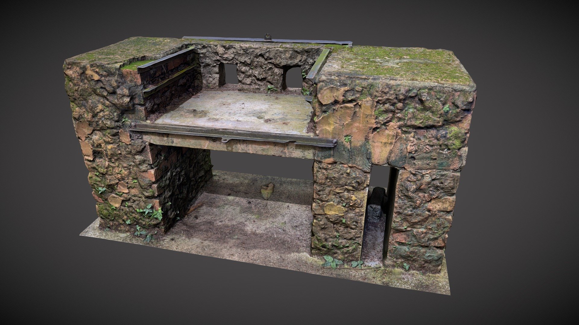 Old BBQ station photogrammetry - 3D model by Goutham13 [b6a745c ...