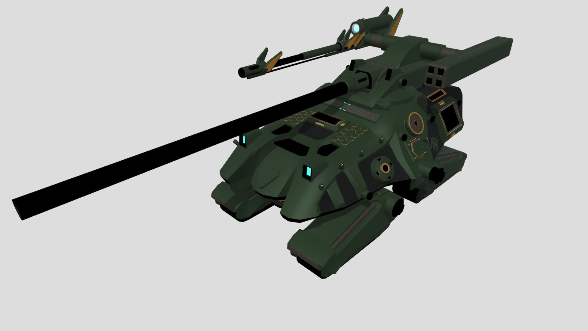ECO Tank - Buy Royalty Free 3D model by pocolov [b6a8127] - Sketchfab Store