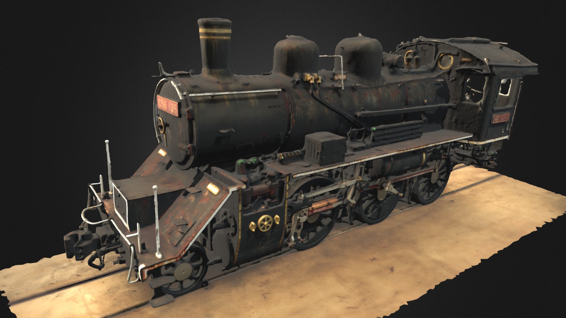 播磨中央公園 SL C56 - 3D model by 加東市観光協会 (@kato-kanko) [b6a98e7] - Sketchfab