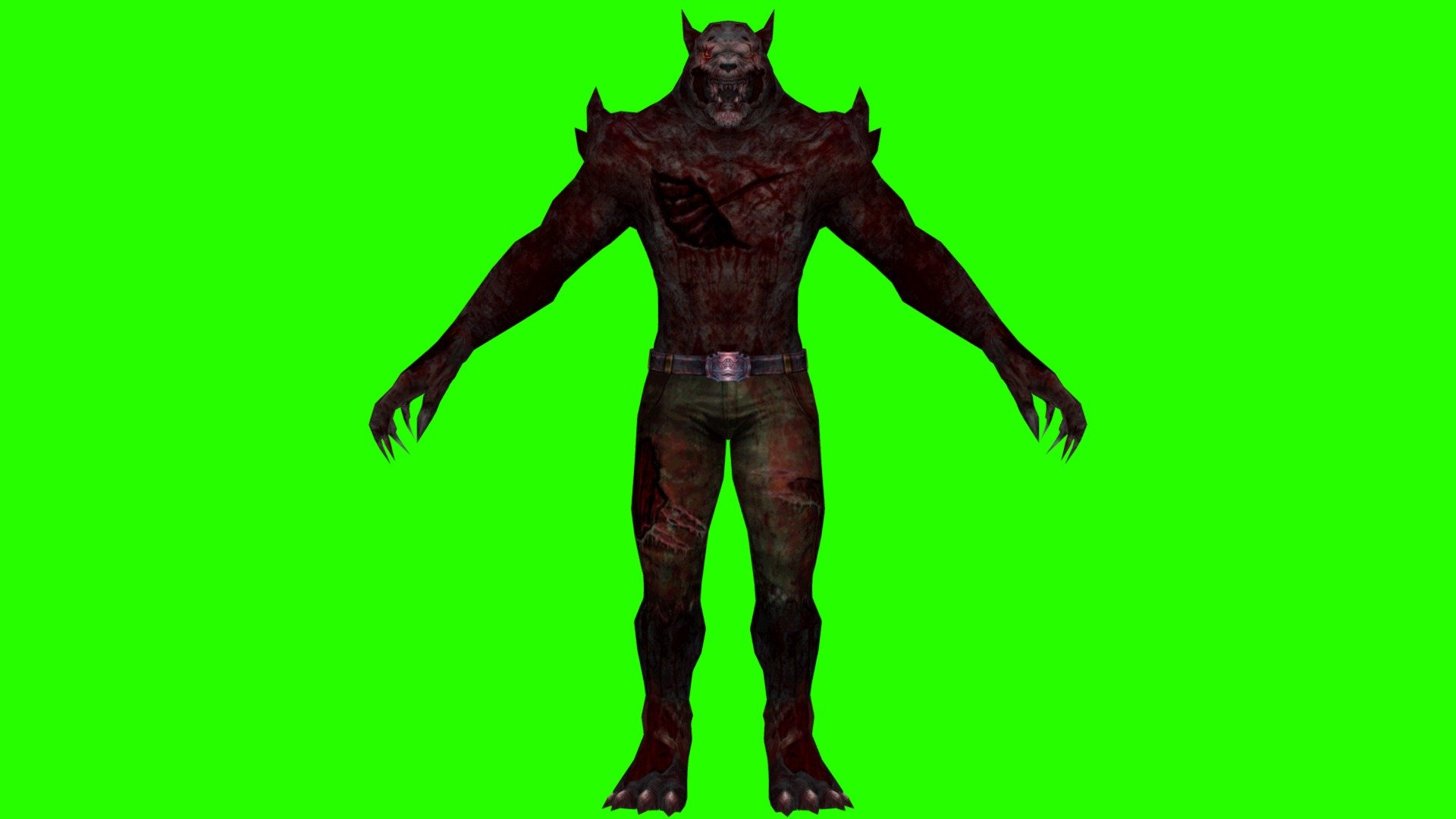 Zombie Wolf - 3D model by Dimac [b6a9c05] - Sketchfab