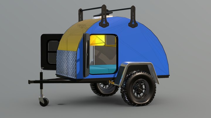 Overland-trailer 3D models - Sketchfab