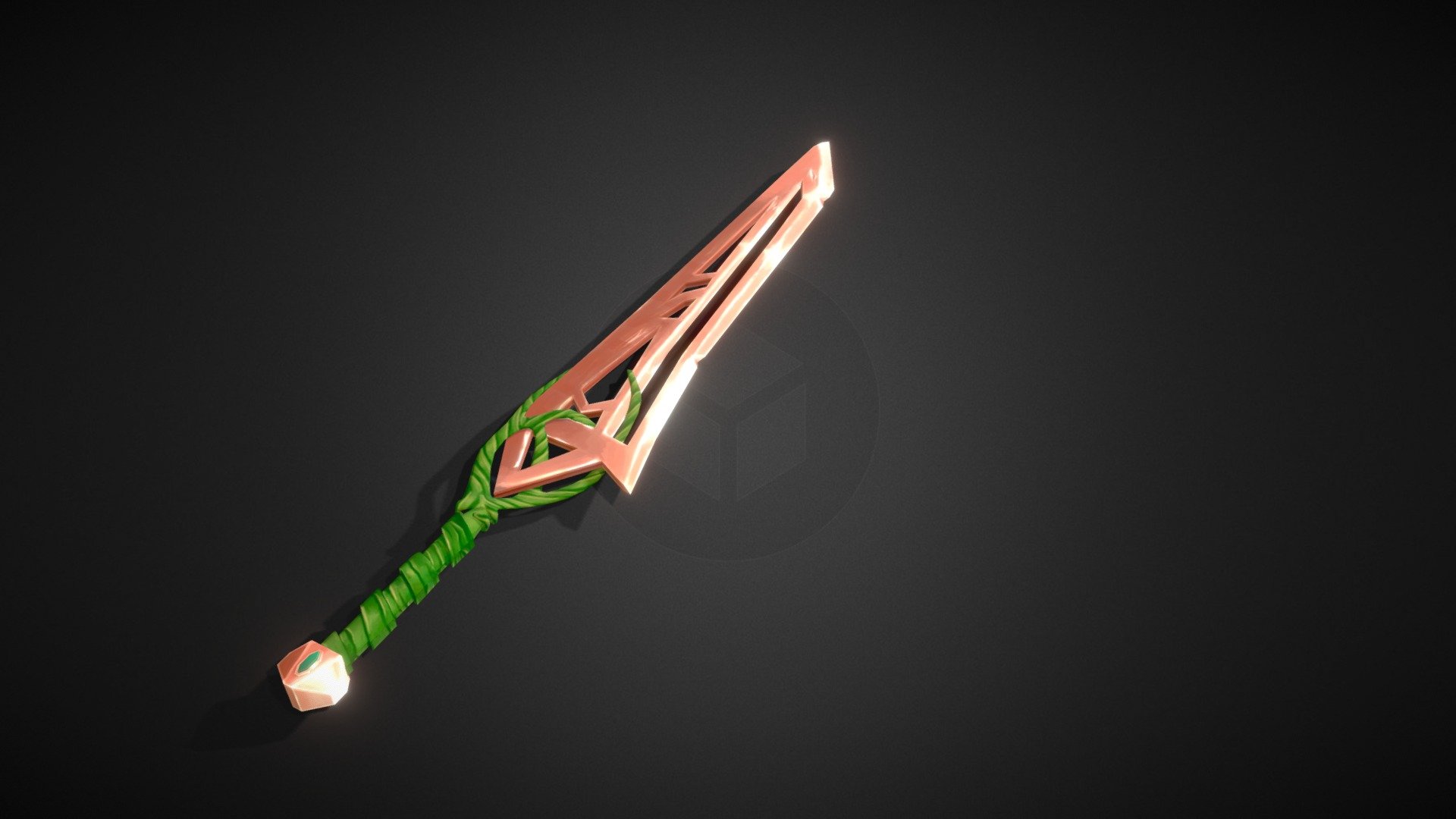 Handpainted Fairy Sword - Download Free 3D model by Cinzambie [b6ab928 ...
