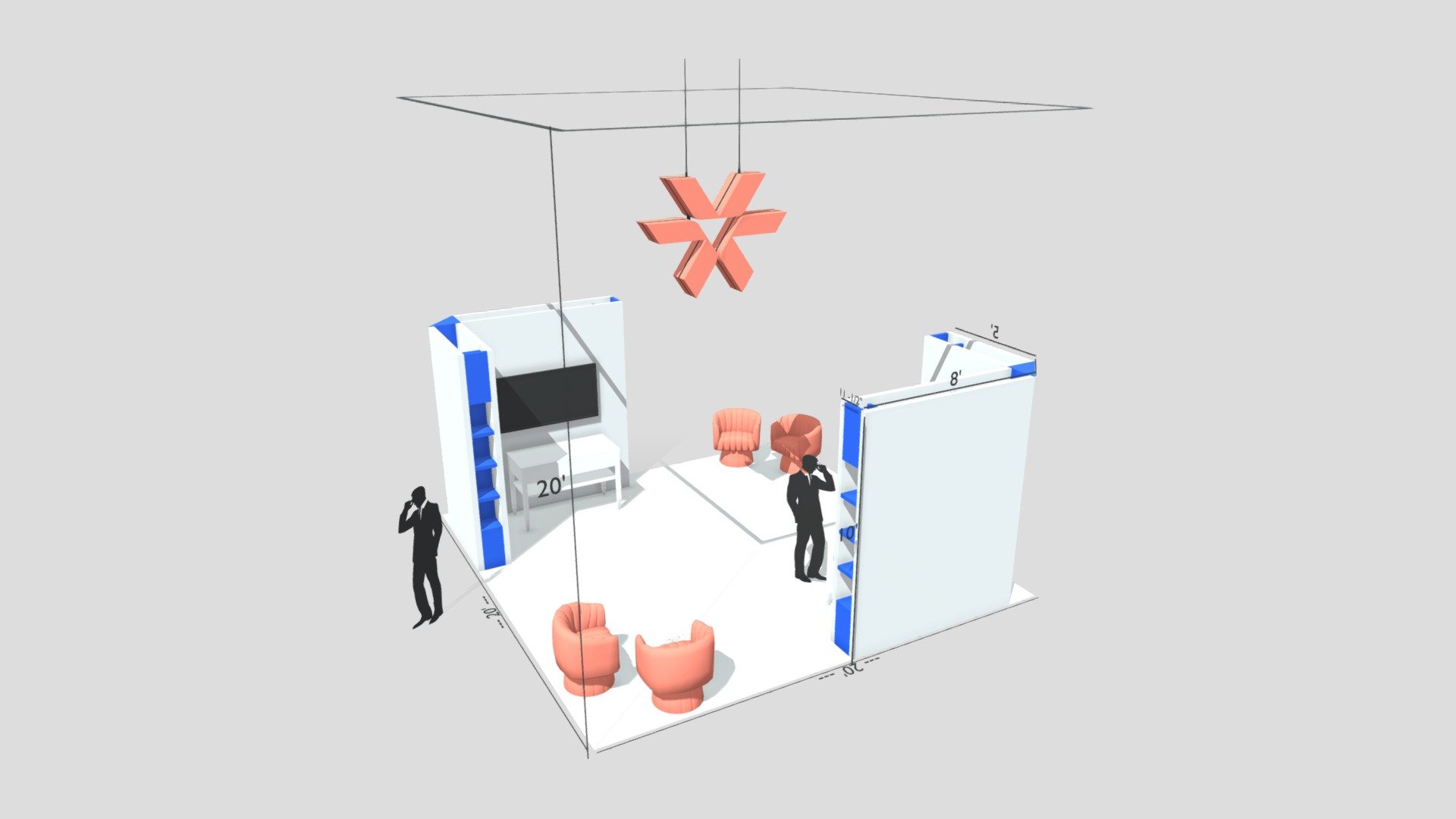Strive RX - Flat Design Renders 8' & 5' walls - 3D model by Tayden M (@tmaxinlava) [b6ac2a0 ...