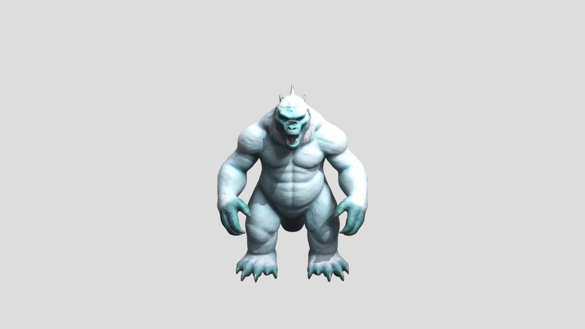 (Yeti) + God(zilla) = Yetizilla - 3D model by IndoRaptor (@ayan.1660 ...