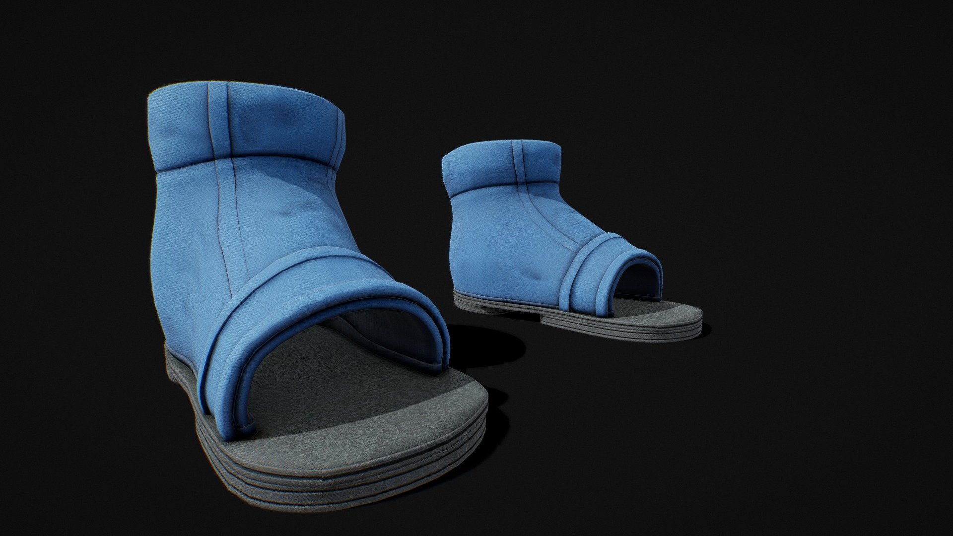 Ninja Sandals - Buy Royalty Free 3D model by Isaack - Tacko The 3D Guy ...