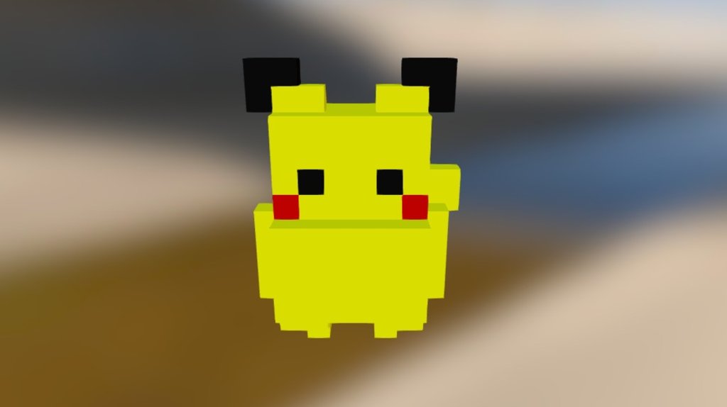 Pikachu - 3D model by CHAMOY28 [b6b2a02] - Sketchfab