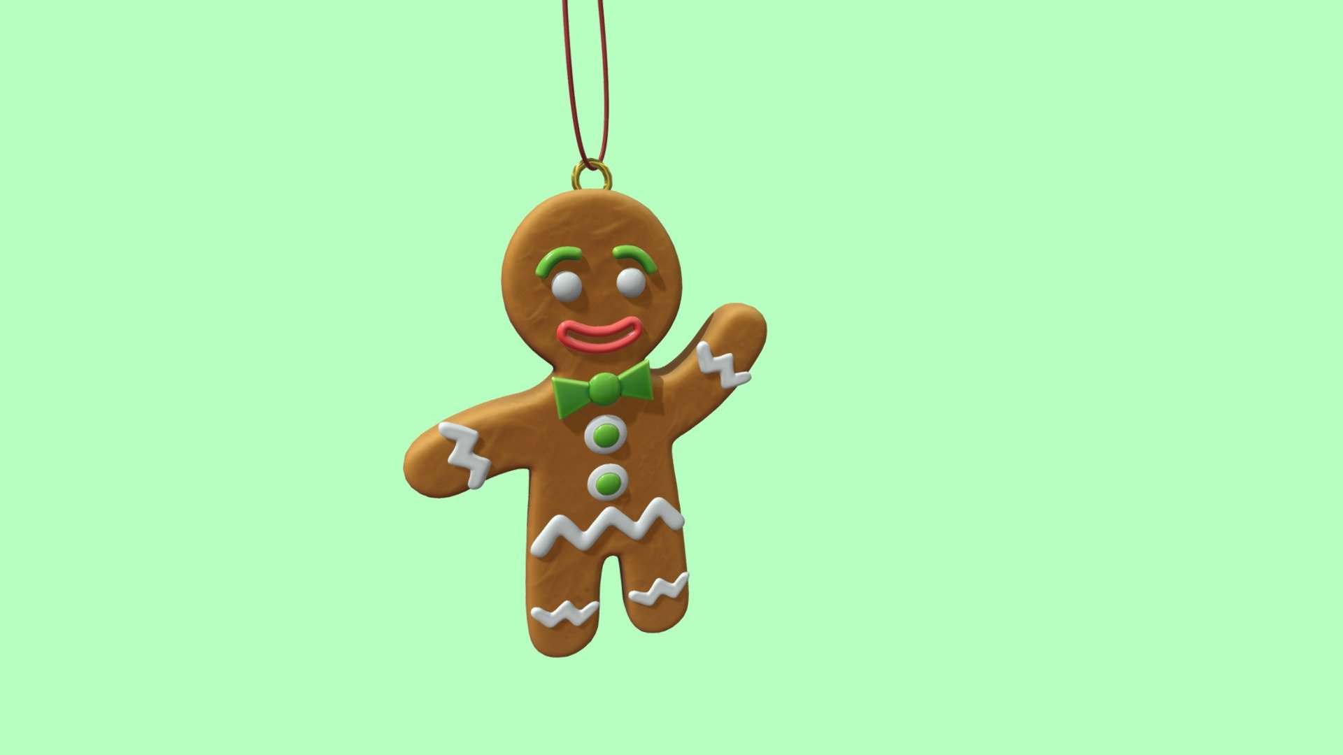 Gingerbread Man - Download Free 3D model by Matias Herrera (@matias ...