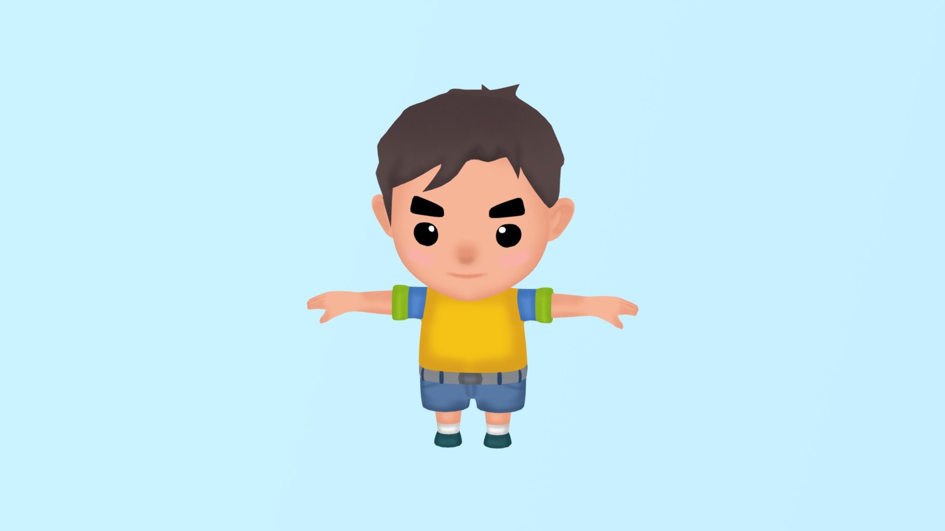 Boy - 3D model by tonmai3D (@tonmai3DD) [b6b4b08] - Sketchfab
