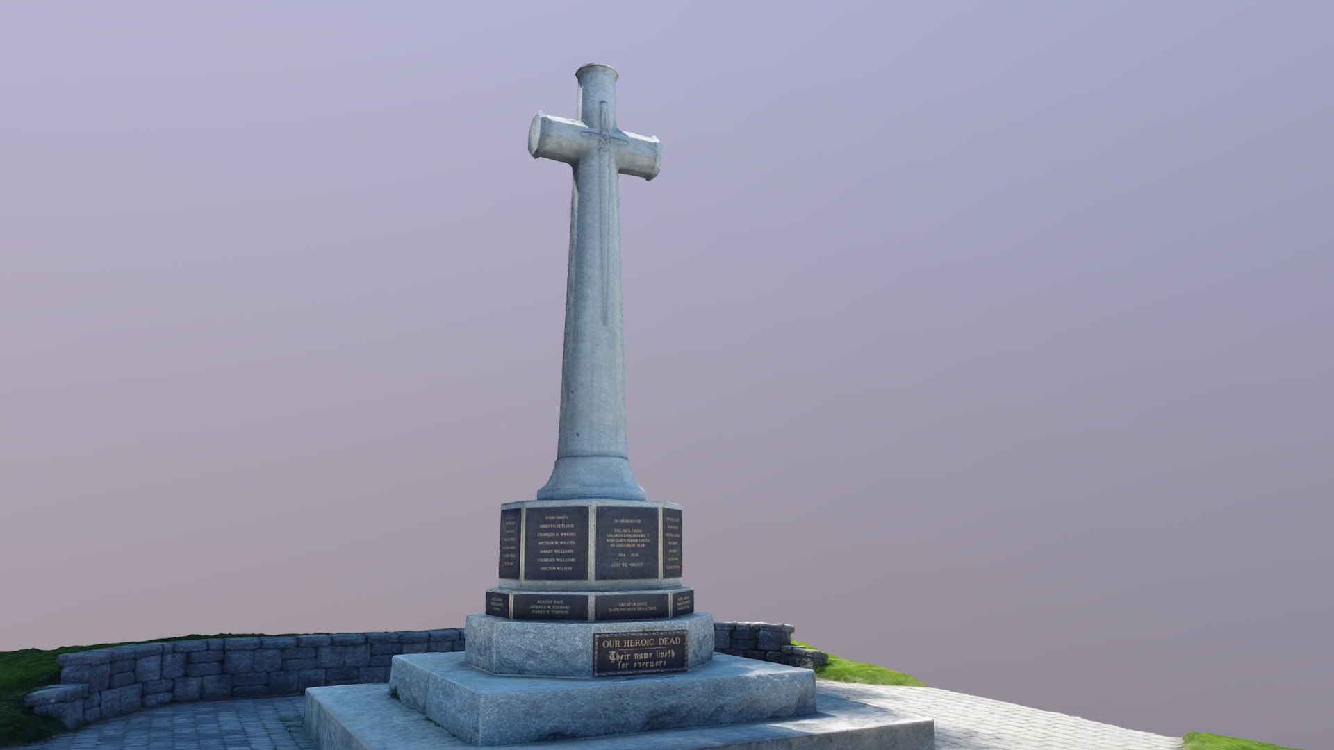 Cenotaph - Salmon Arm, BC - 3D model by Memory Anchor (@MemoryAnchor ...