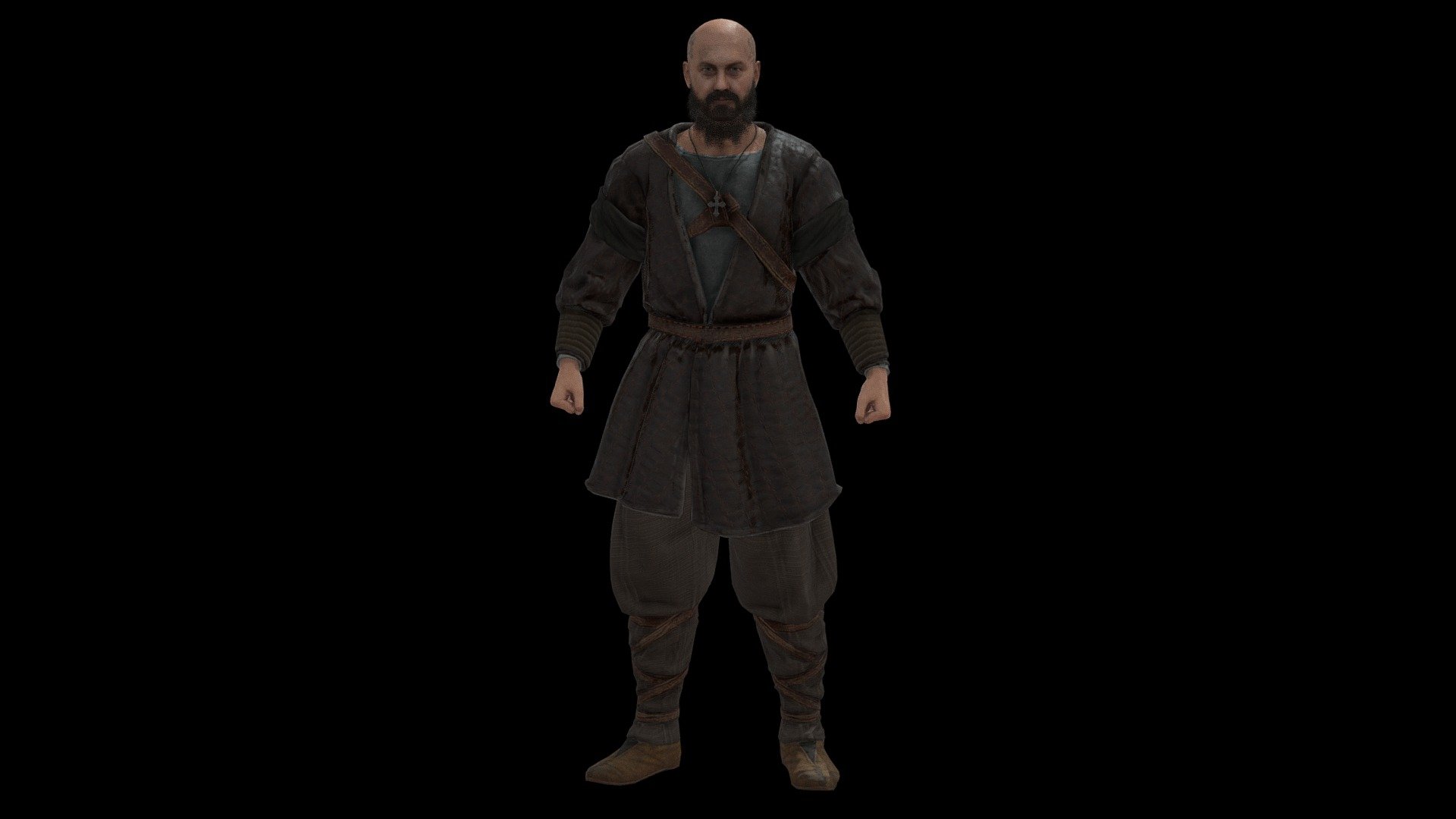 Ragnar Lodbrok Character PBR Game Ready - Buy Royalty Free 3D model by ...