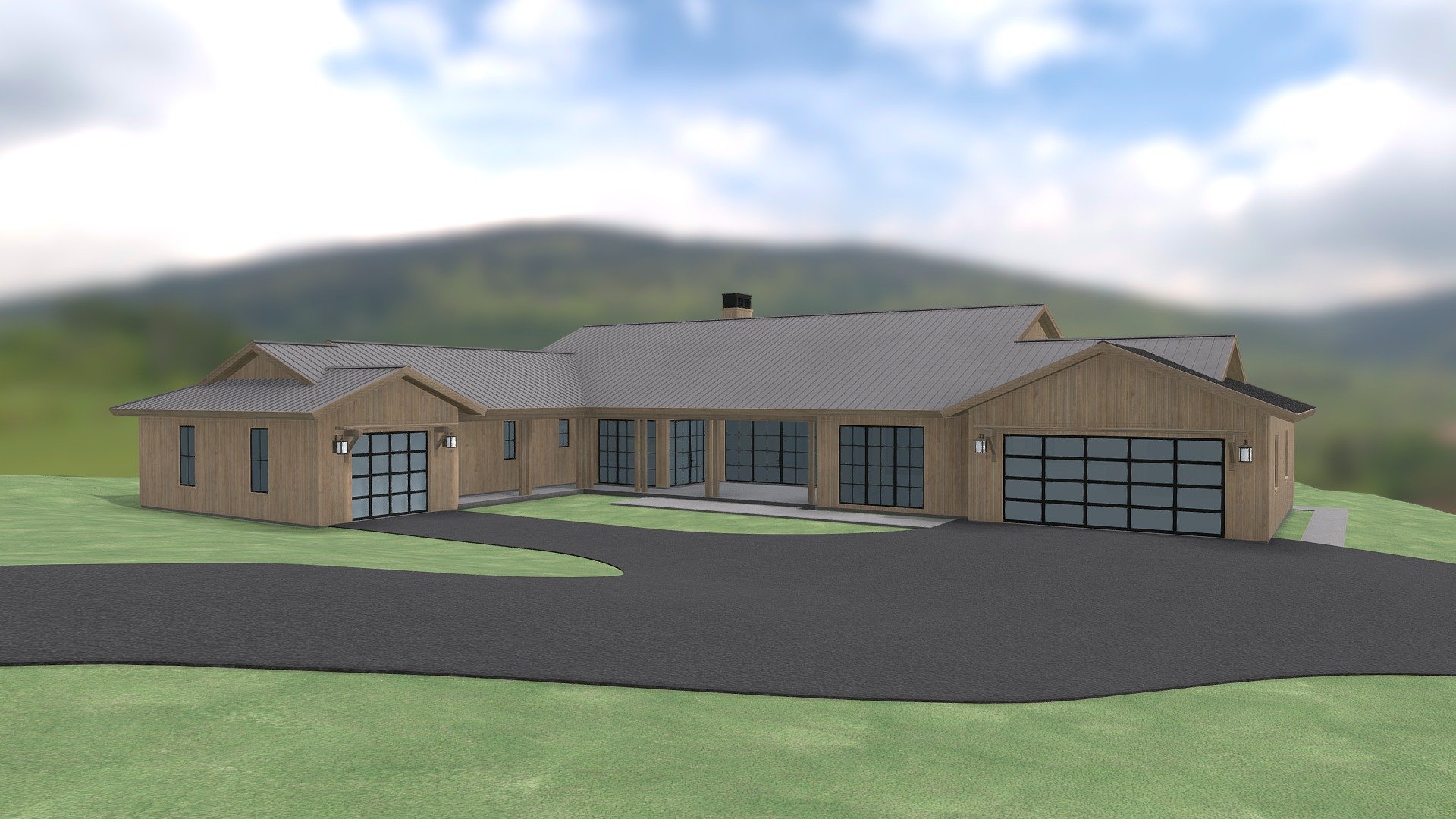 Hoffman-Morgan Residence V5 - 3D model by XR3D.com (@XR3D) [b6b9a05 ...