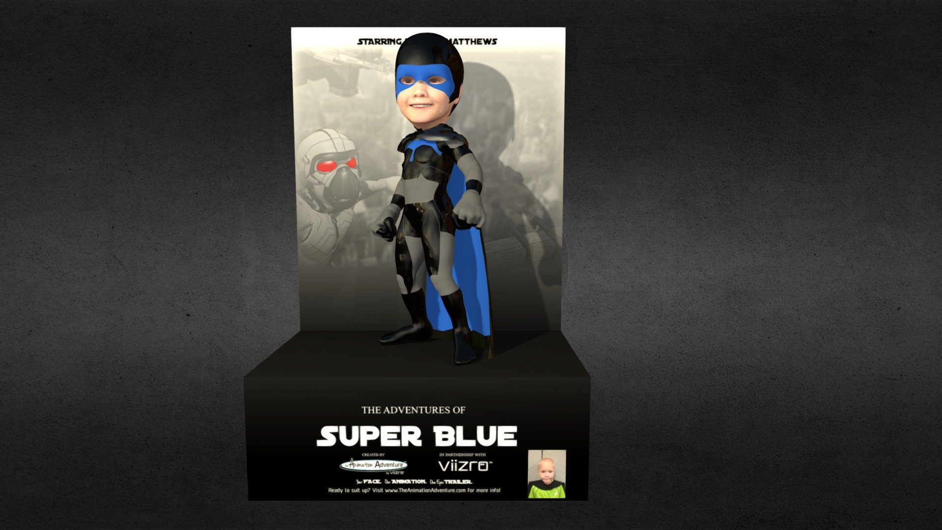 The Adventures of: Super Blue - 3D model by Viizro™ | Creators of The ...