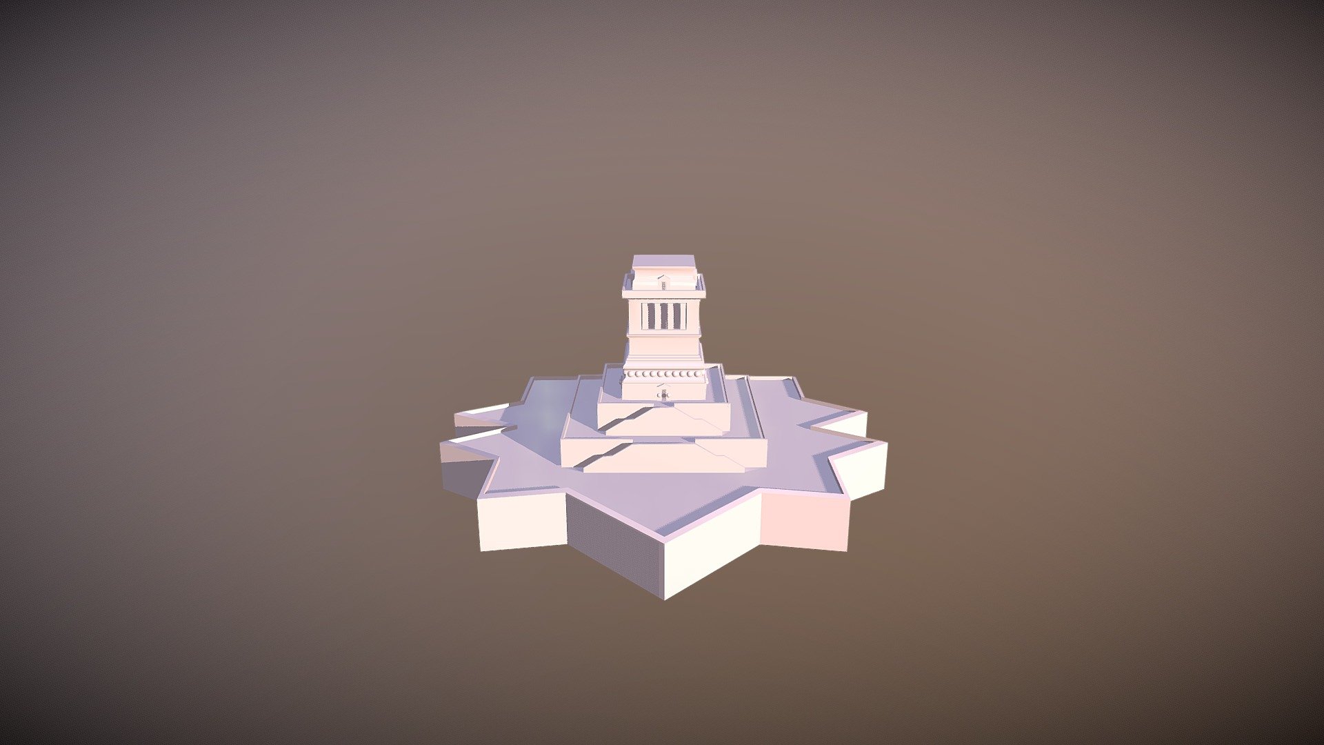 Statue Of Liberty Base - 3D model by TwistedMike [b6bb2fd] - Sketchfab