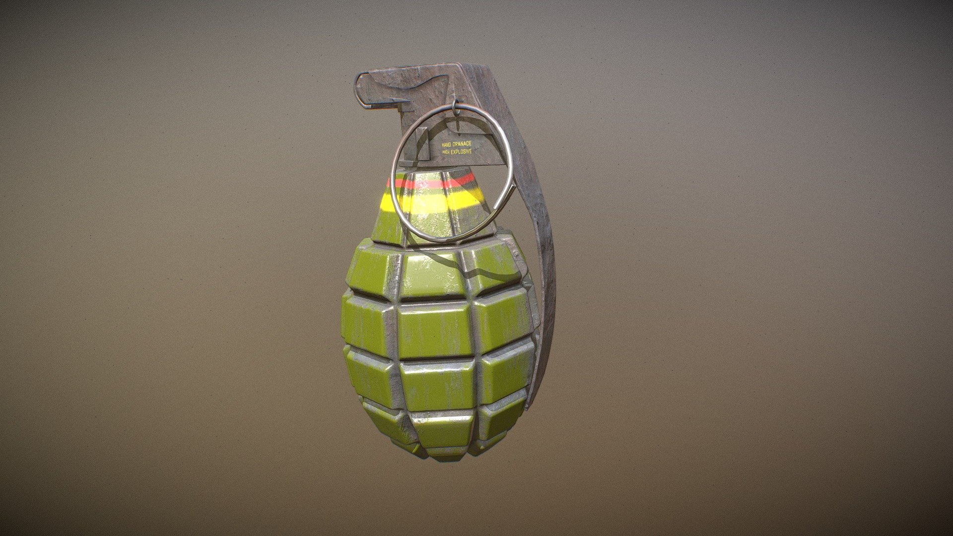 hand grenade - Download Free 3D model by himanshu bisht ...