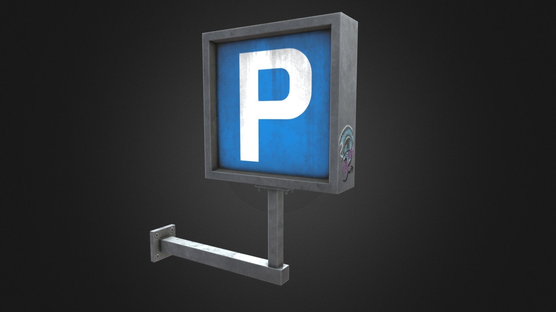 Park Sign - Download Free 3D model by Ana Vien (@zuciwien) [b6be12b ...