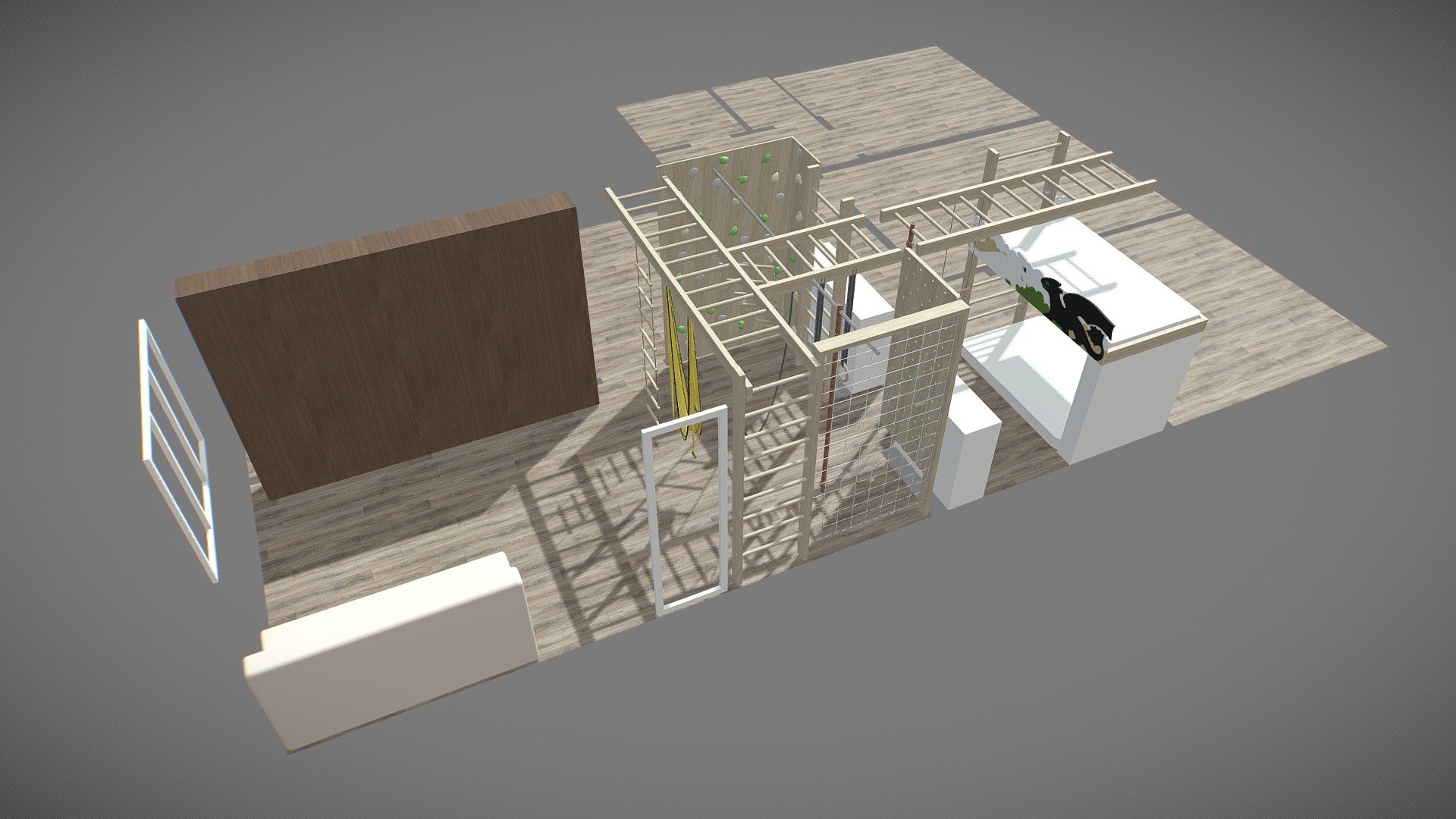 Home climbing complex Kazan-4 - 3D model by astroarch [b6be2bd] - Sketchfab