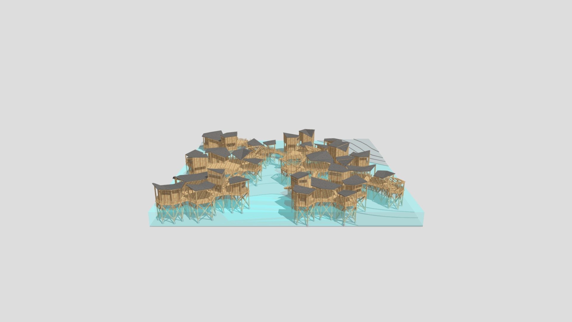 Island Cluster - 3D model by Anson Chu (@ansonchu) [b6bf093] - Sketchfab