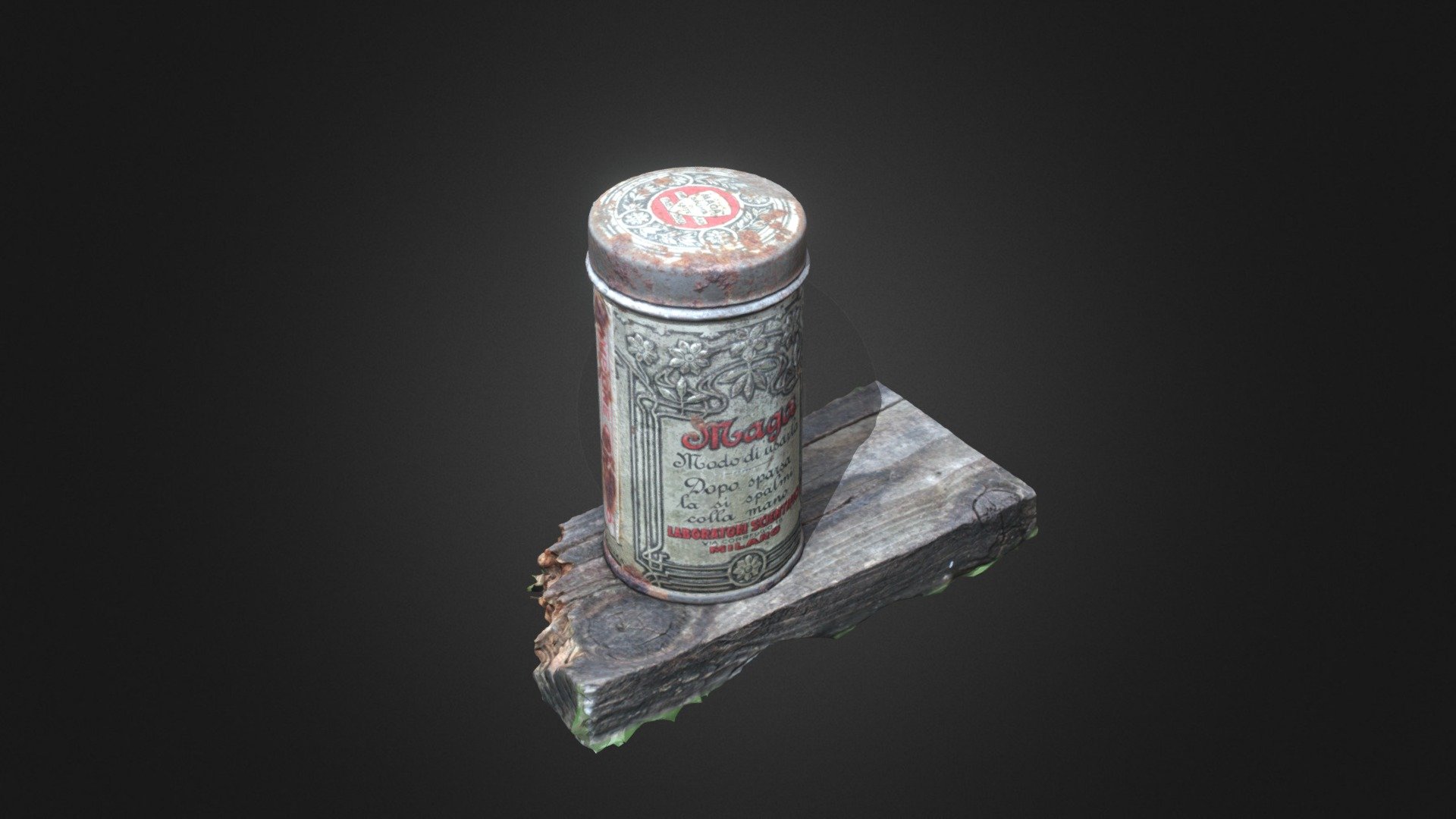 vintage Italian baby powder scan - Download Free 3D model by 6amsunset ...