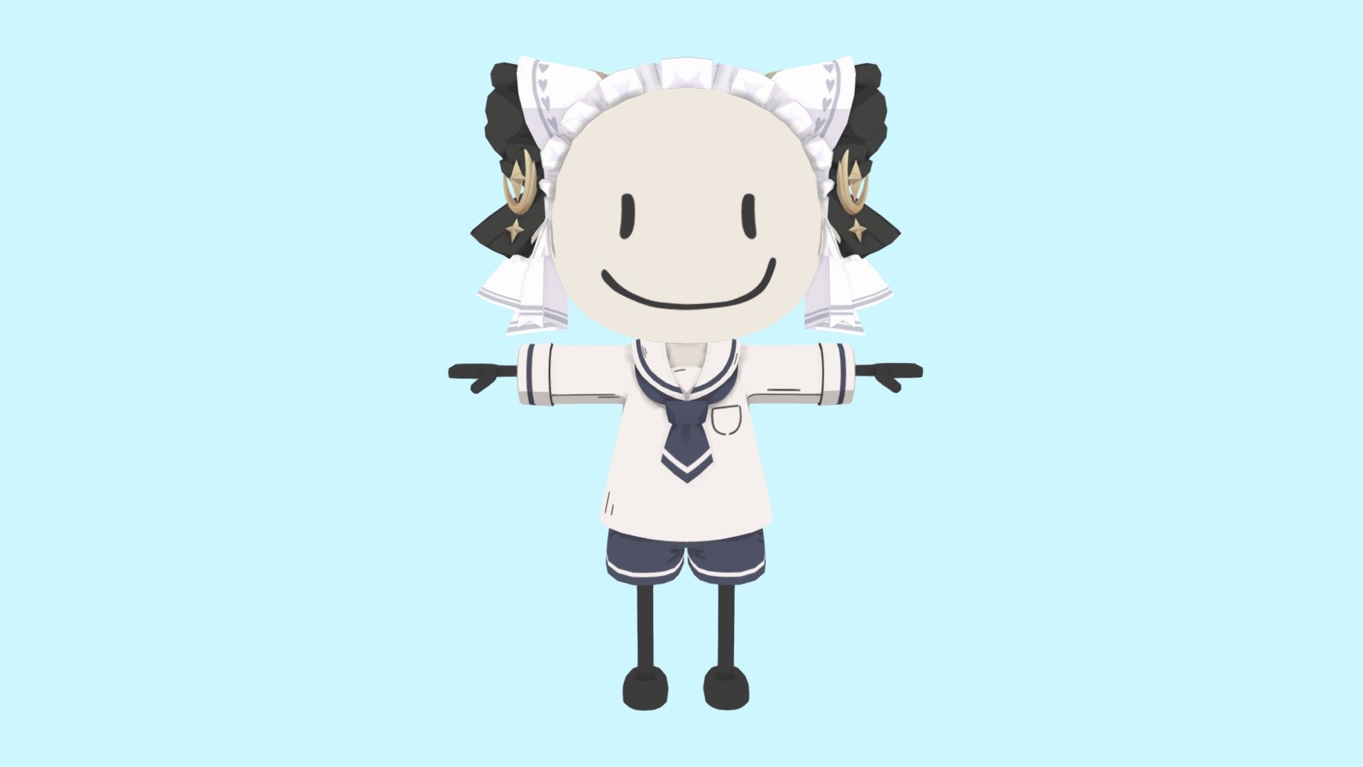 Cheshire cat hair commander of azure lane RIG - Download Free 3D model ...