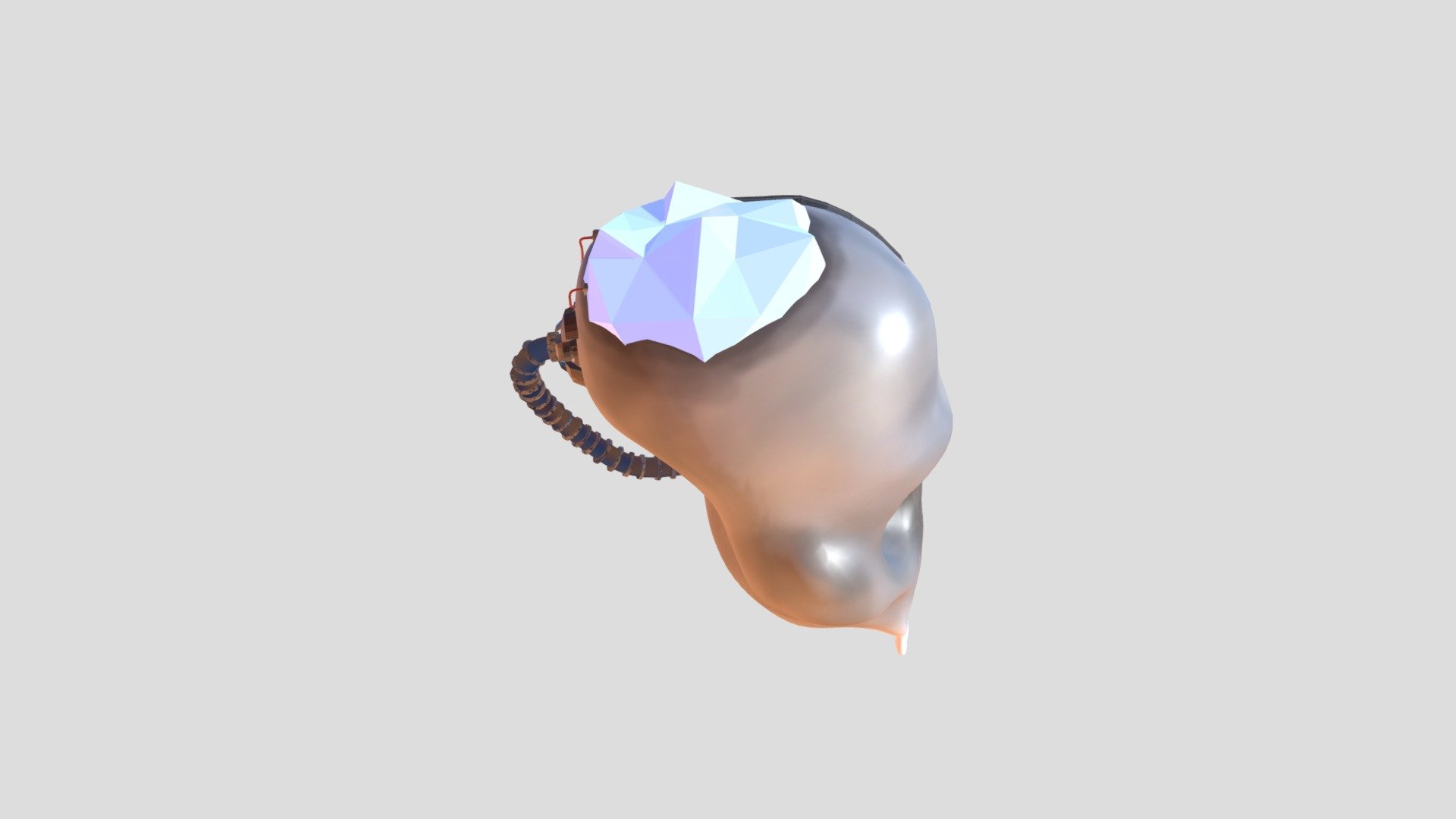 Cyborg Skull - 3D model by WesselB25 [b6c0922] - Sketchfab