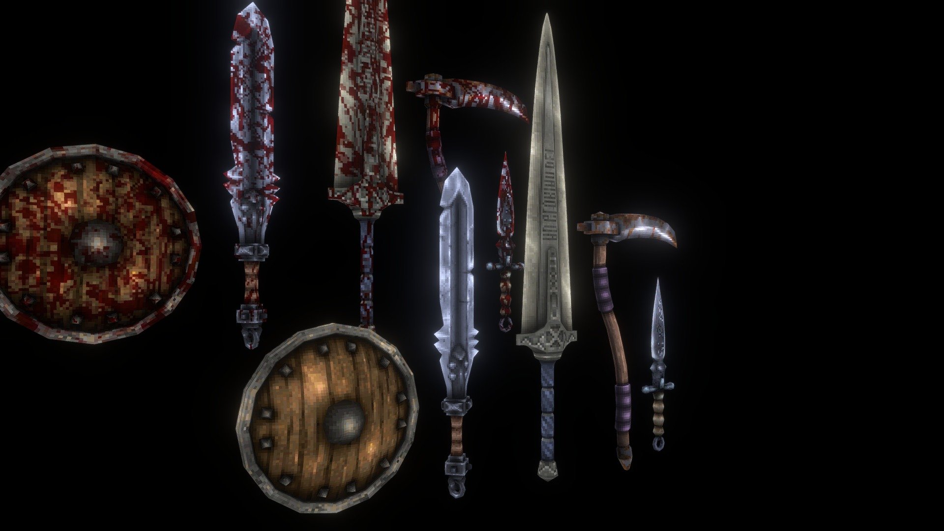 RPG Weapons set - 3D model by swimclubdunk [b6c0960] - Sketchfab