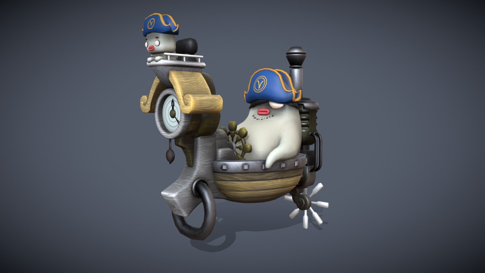 Ghost Pirate | MapleStory - Download Free 3D model by MooKorea [b6c0df2 ...