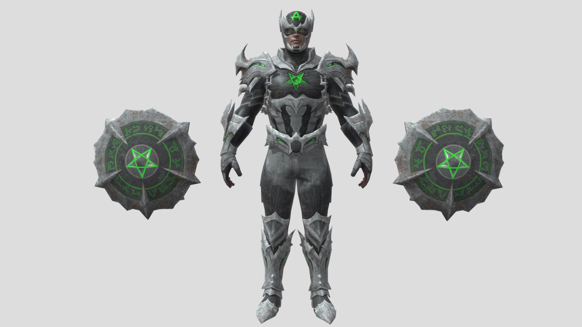 Dark Slayer(Textured)(Rigged) - Download Free 3D model by 3D MODELS ...
