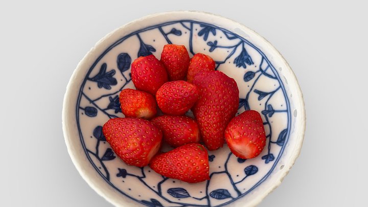 Strawberries 3D models - Sketchfab