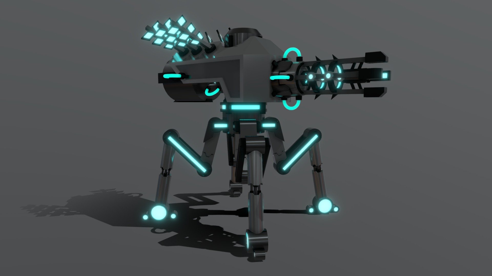 Turret Droid Anim - 3D model by Flikd Design (@Flikd_Design) [b6c3fb4 ...