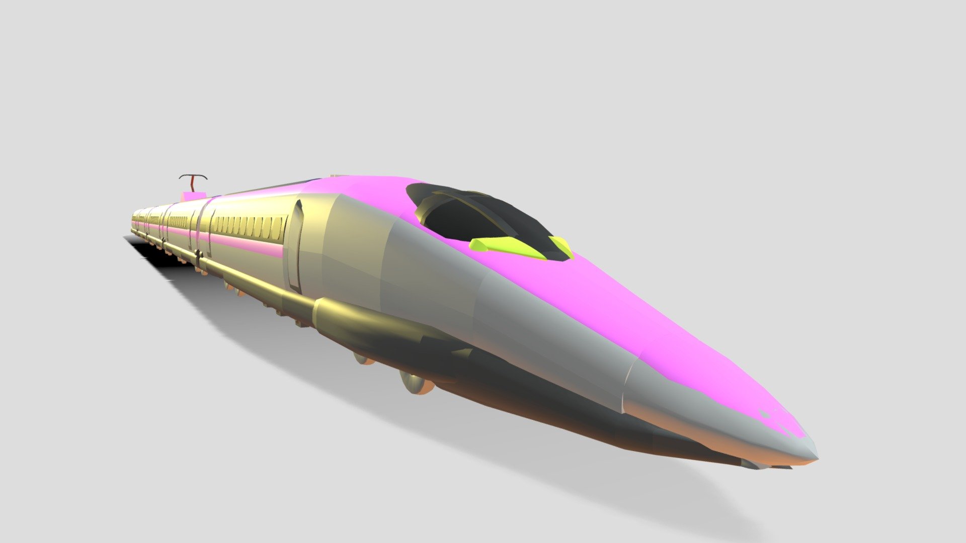 Train Shinkansen 500s v.2.0 - Download Free 3D model by hilalhikmahvv ...