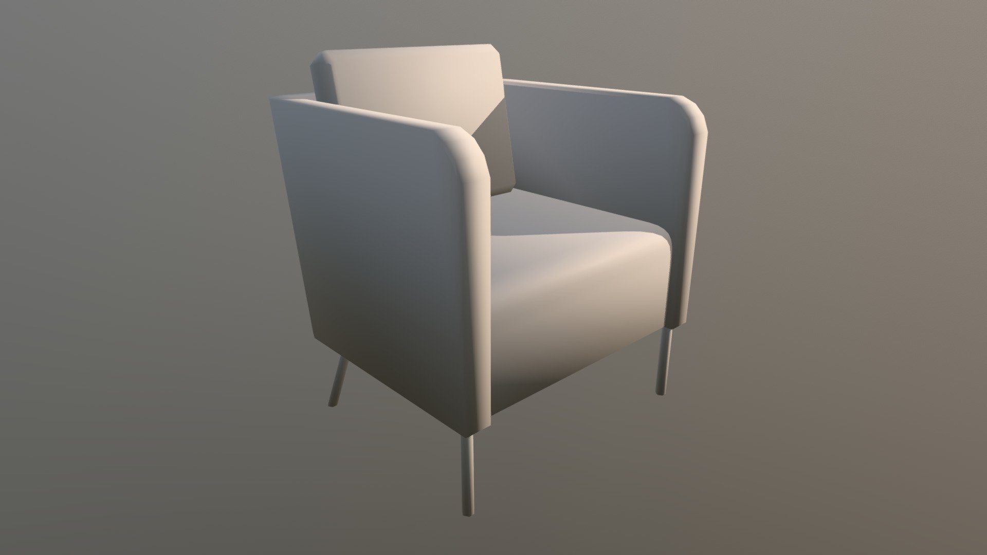 Chair (low poly) - 3D model by bagelco [b6c75cc] - Sketchfab