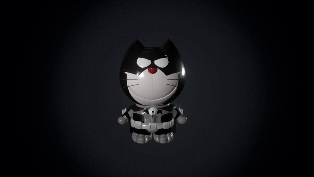 Doraemon- Batman - 3D model by Daniel Peng (@danielpeng) [b6c8ffa ...