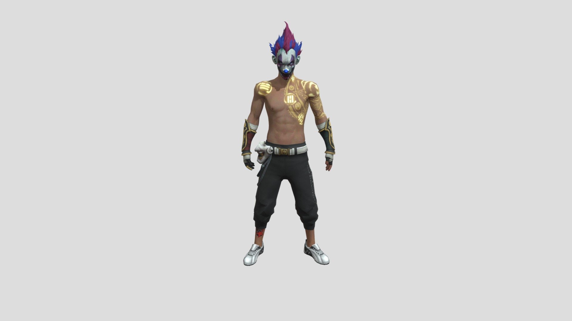 free fire Joker bundle - Download Free 3D model by KAKASHI (@amansoyal781) [b6ca119] - Sketchfab