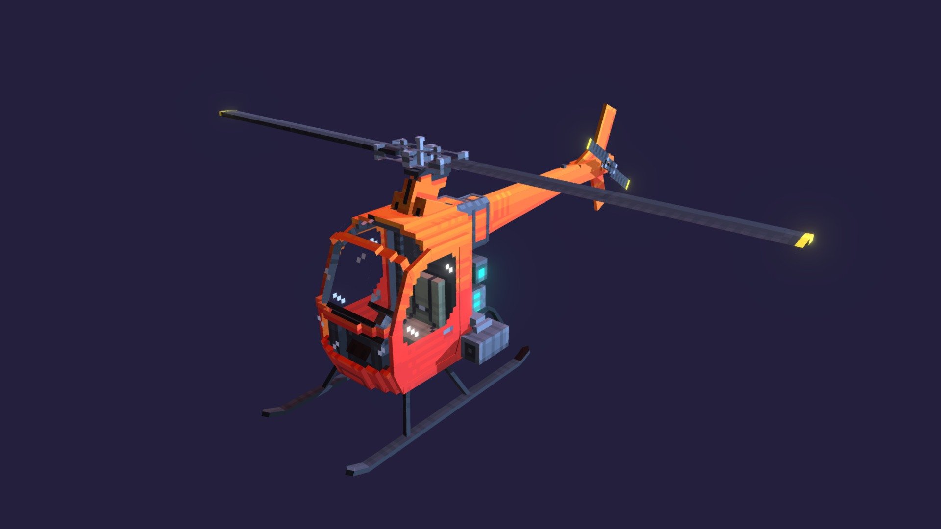 Helicopter - 3D model by aeegir [b6cbde4] - Sketchfab