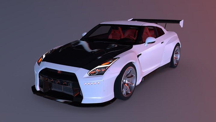 Nissan-gtr 3D models - Sketchfab