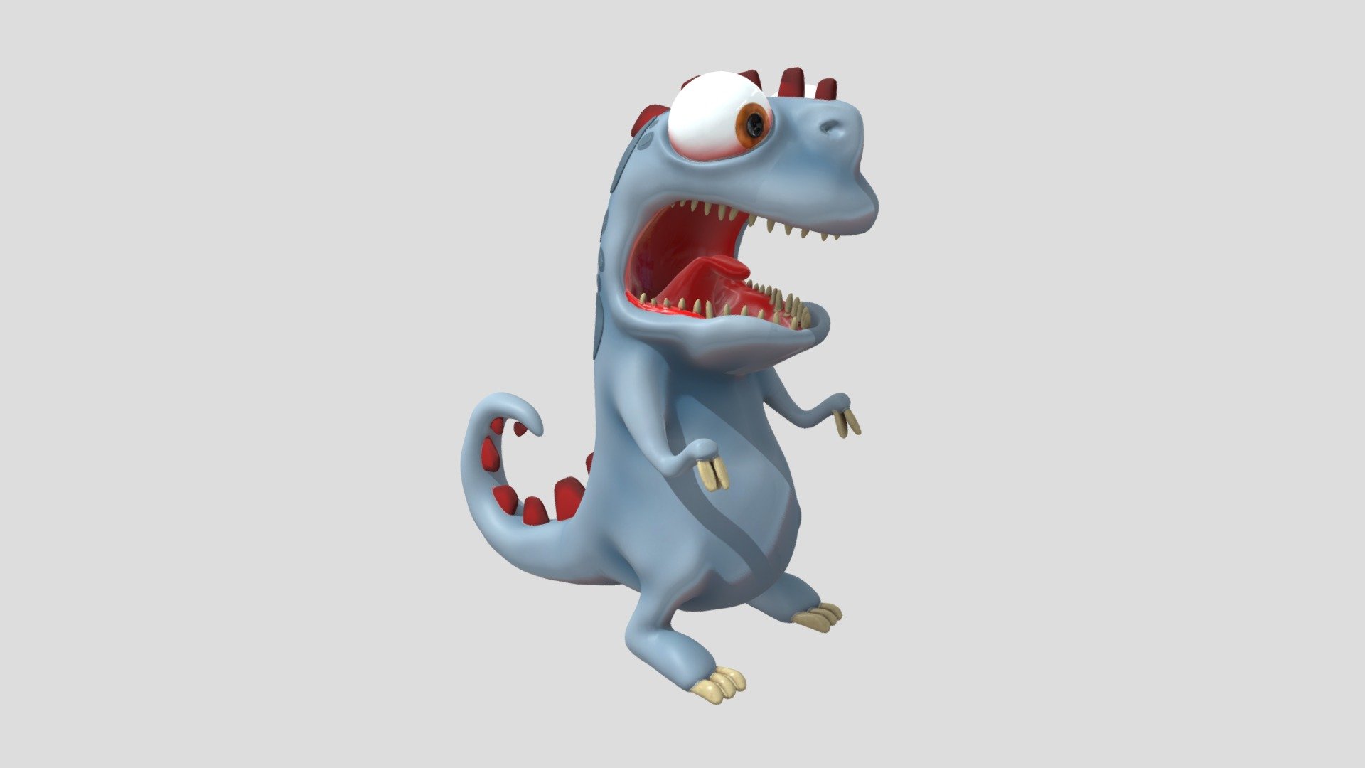Monster - 3D model by Ferran (@ferran.yepes) [b6cc4ce] - Sketchfab