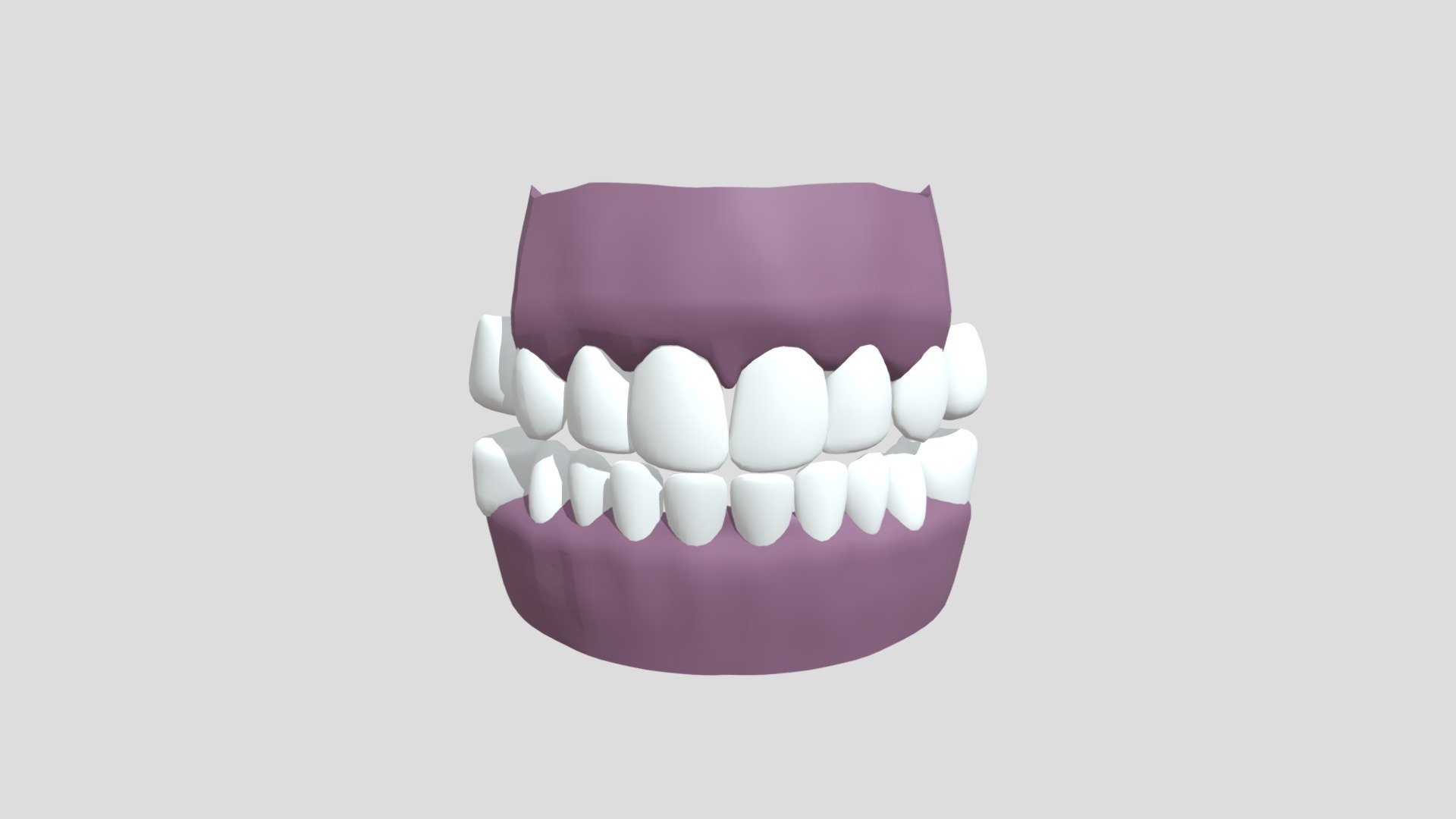 Teeth & Gums - 3D model by nate yahnke (@nateyahnke) [b6cf132] - Sketchfab