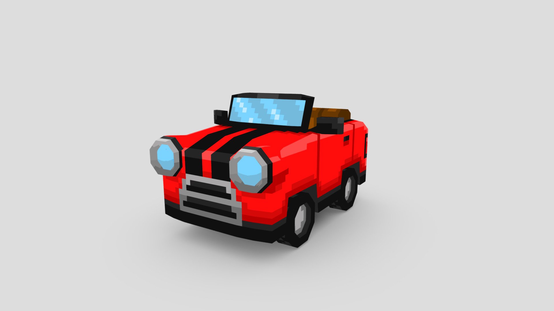 Low_Poly_Mini_Cooper - 3D model by groiz1996 [b6cf841] - Sketchfab