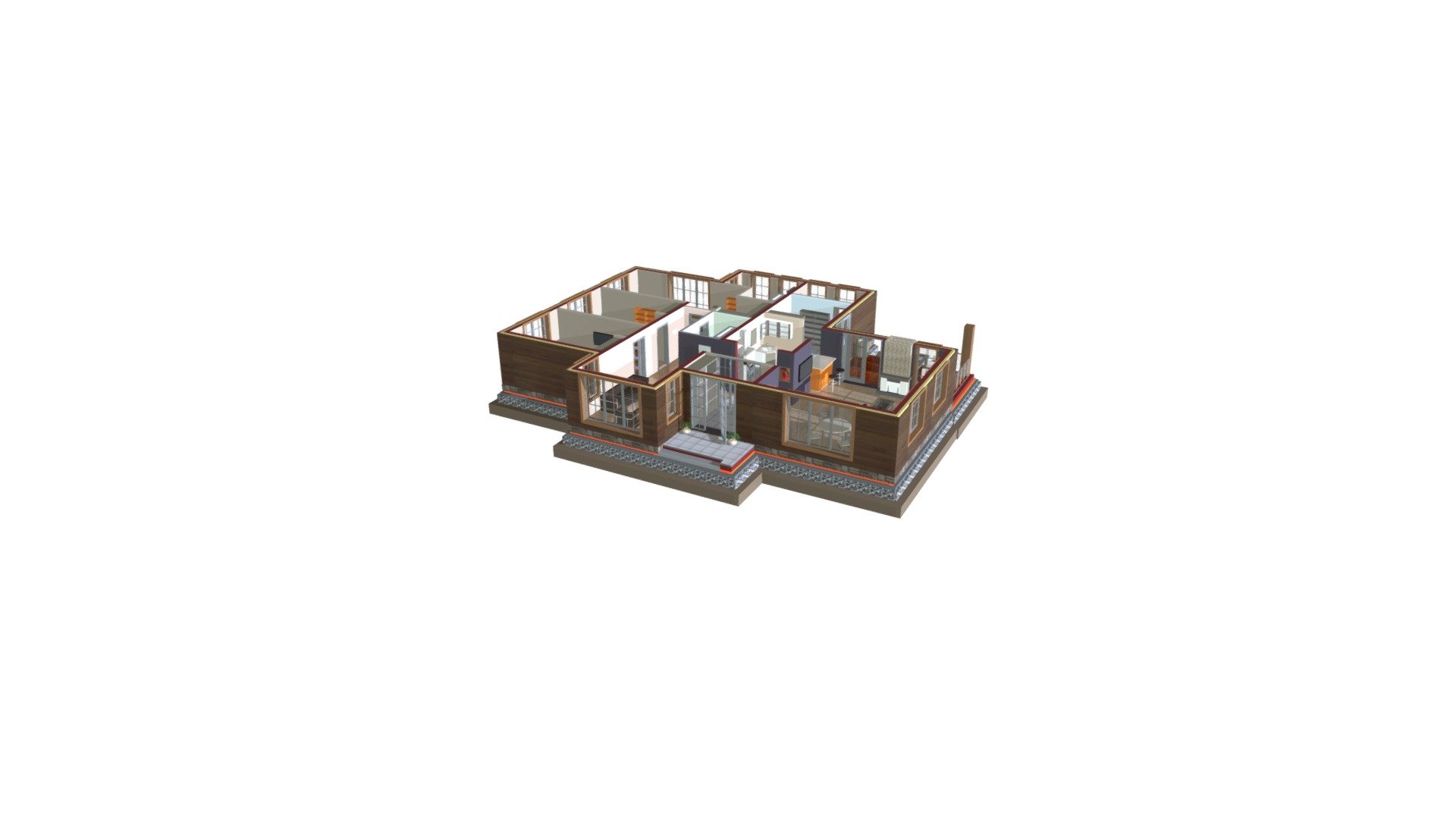 Casa 3D - 3D model by federico.lorenzin [b6d0d61] - Sketchfab