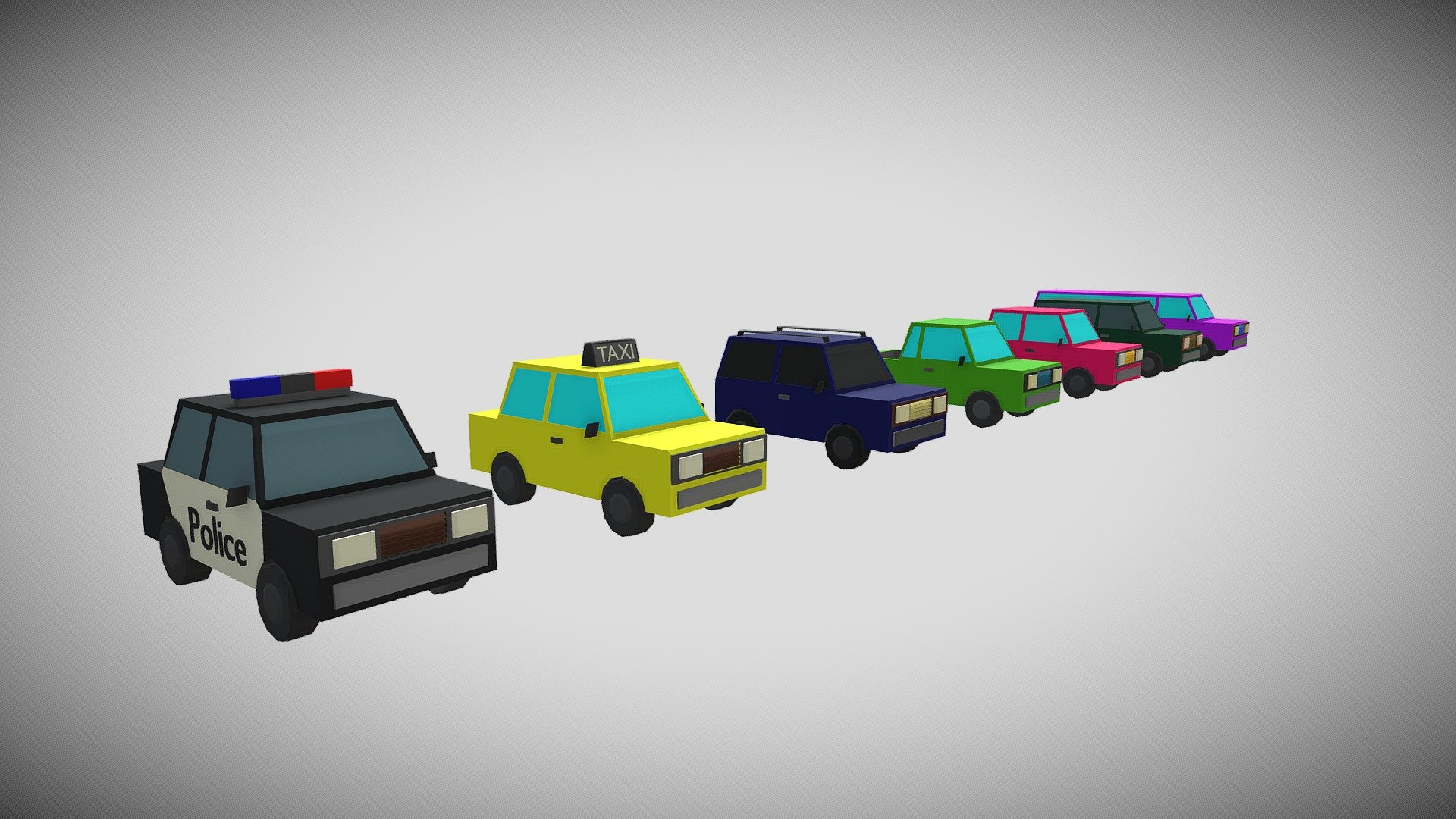 low poly cars - Download Free 3D model by 7ka (@Verasavy) [b6d271d ...