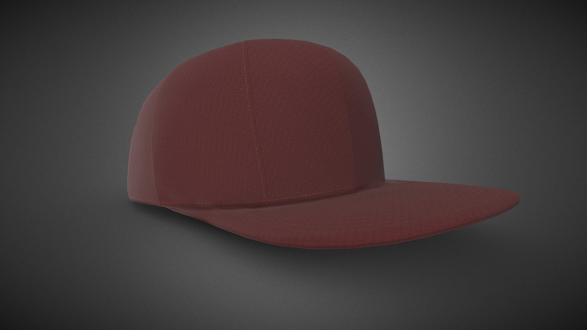Red Snapback Cap - Buy Royalty Free 3D model by CG StudioX (@CG_StudioX ...