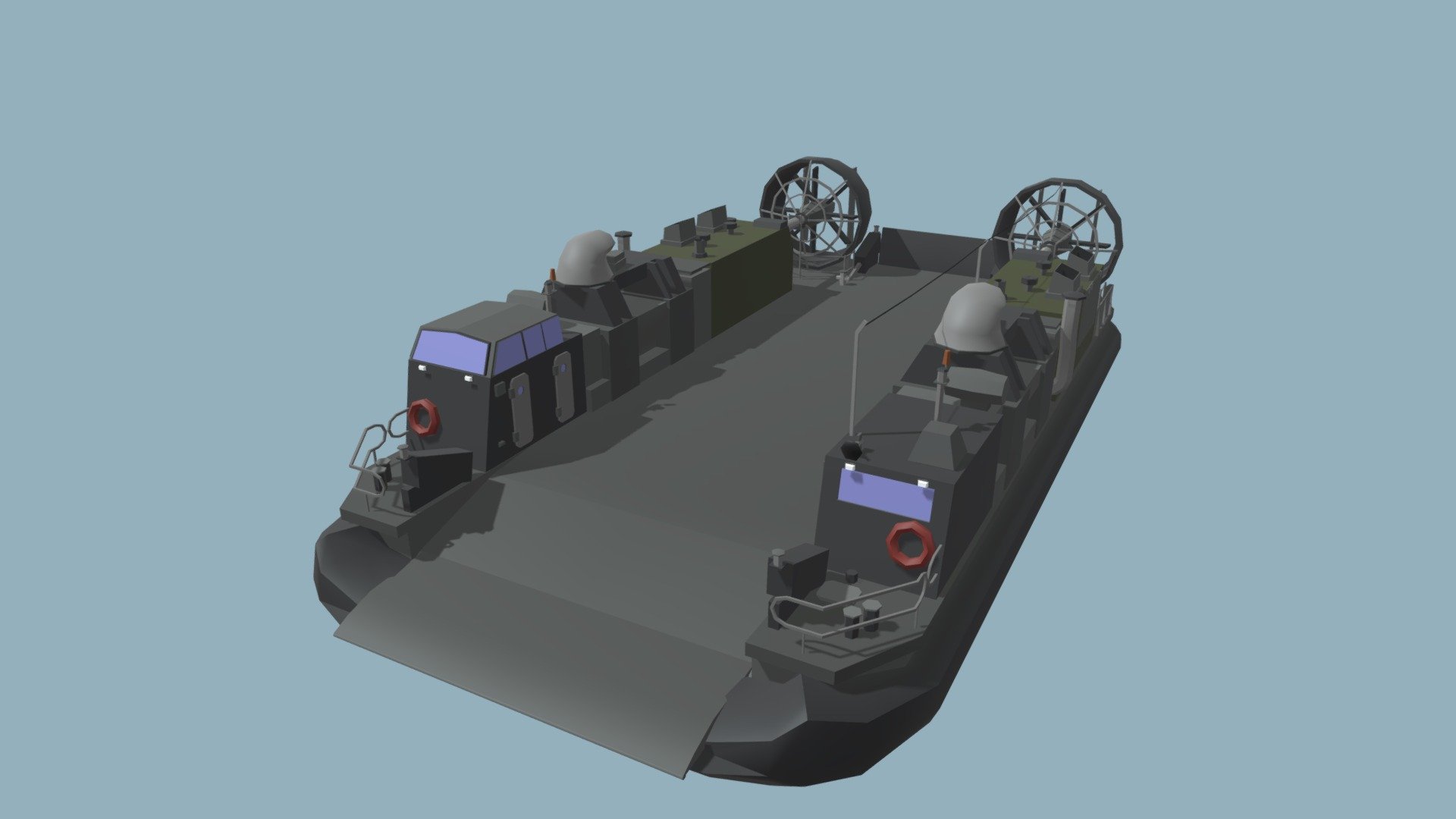Low Poly Landing Craft - 3D model by LowPolyCount (@EndangeredOXX ...