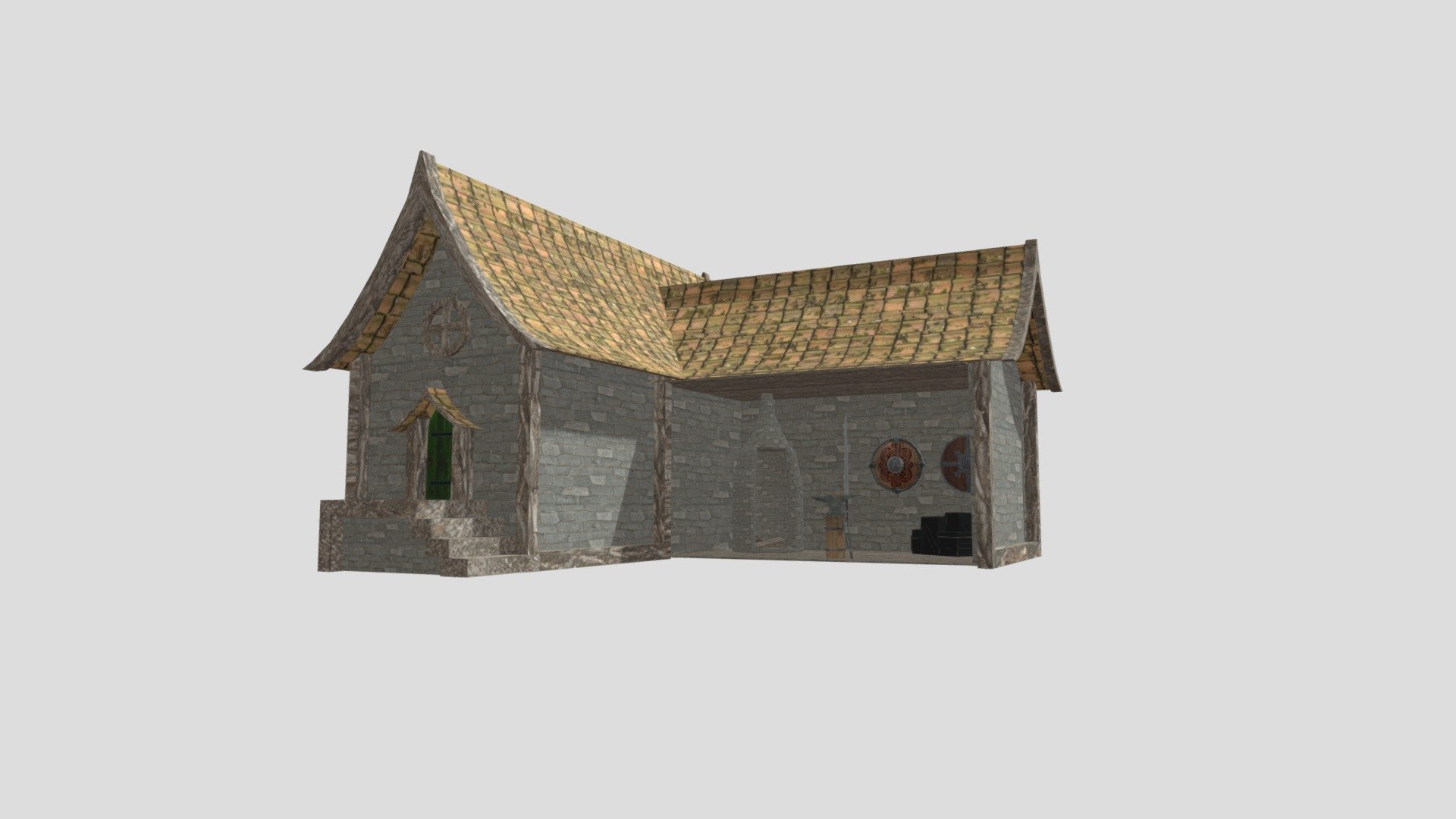 medieval Blacksmith - Download Free 3D model by ItsGamertor [b6d5024 ...