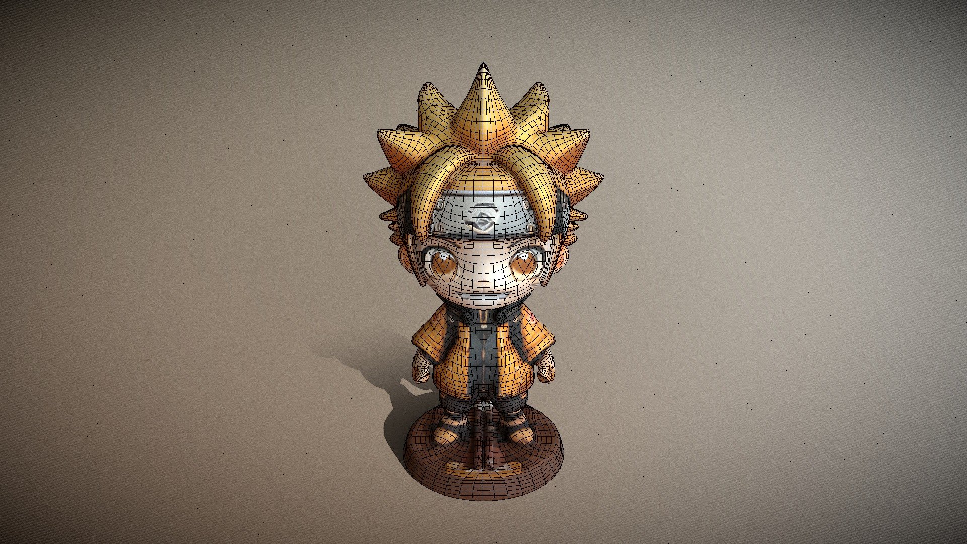 Chibi ninja character NARUTO - Download Free 3D model by 3d Eye Catcher ...