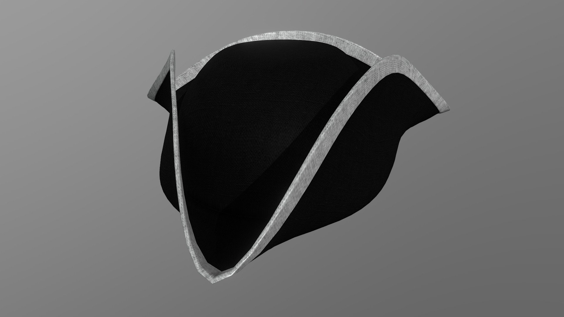 Tricorne Hat 1 (Black) - Buy Royalty Free 3D model by shimtimultimedia ...