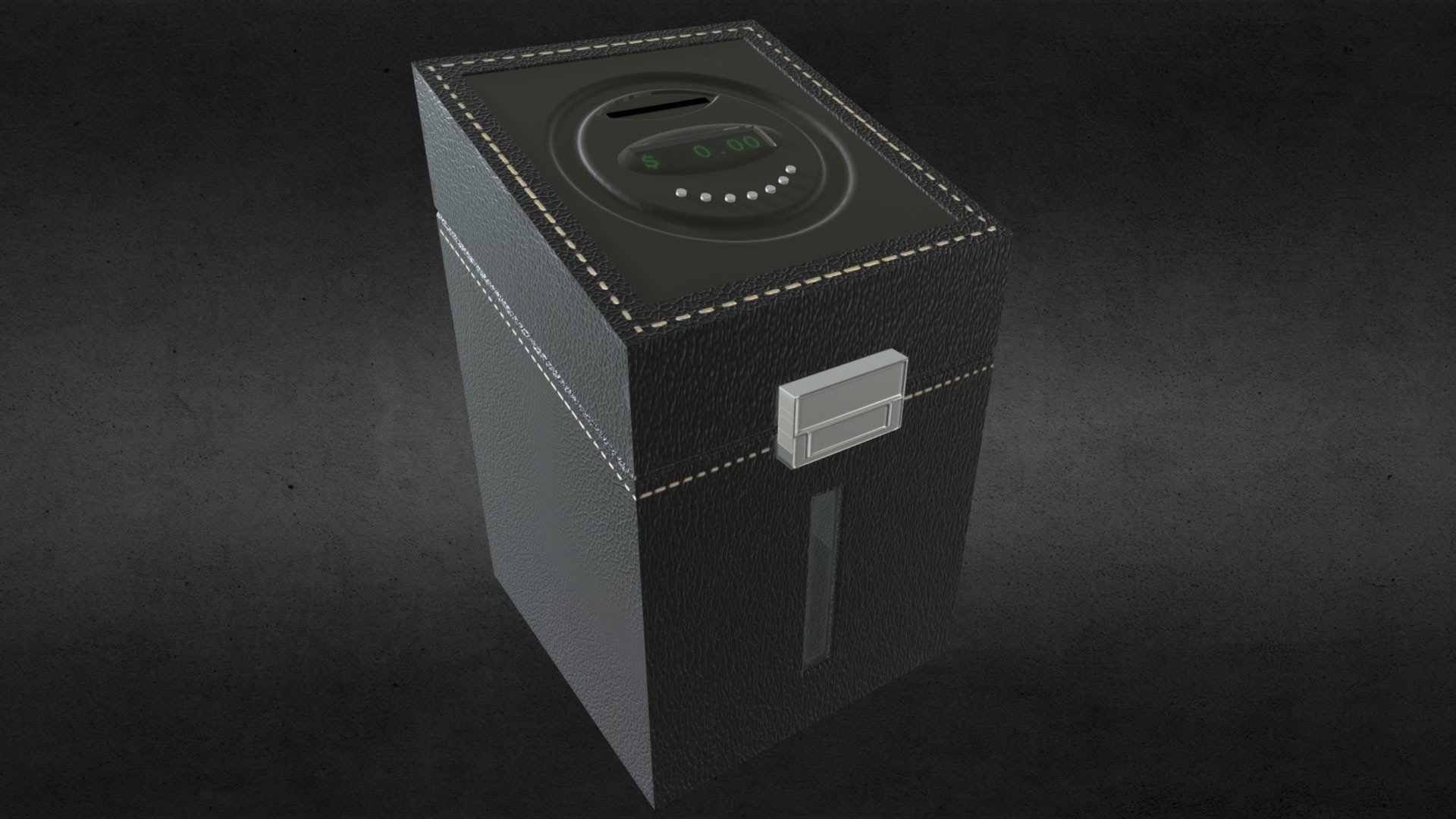 Modern Leather Coin Bank - Buy Royalty Free 3D model by WED Designs ...