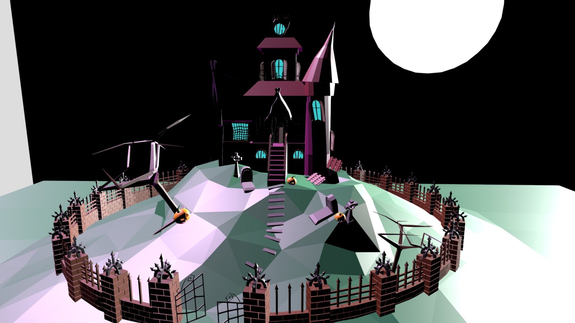 Halloween House by FenrirUrlf - Download Free 3D model by FenrirUrlf ...