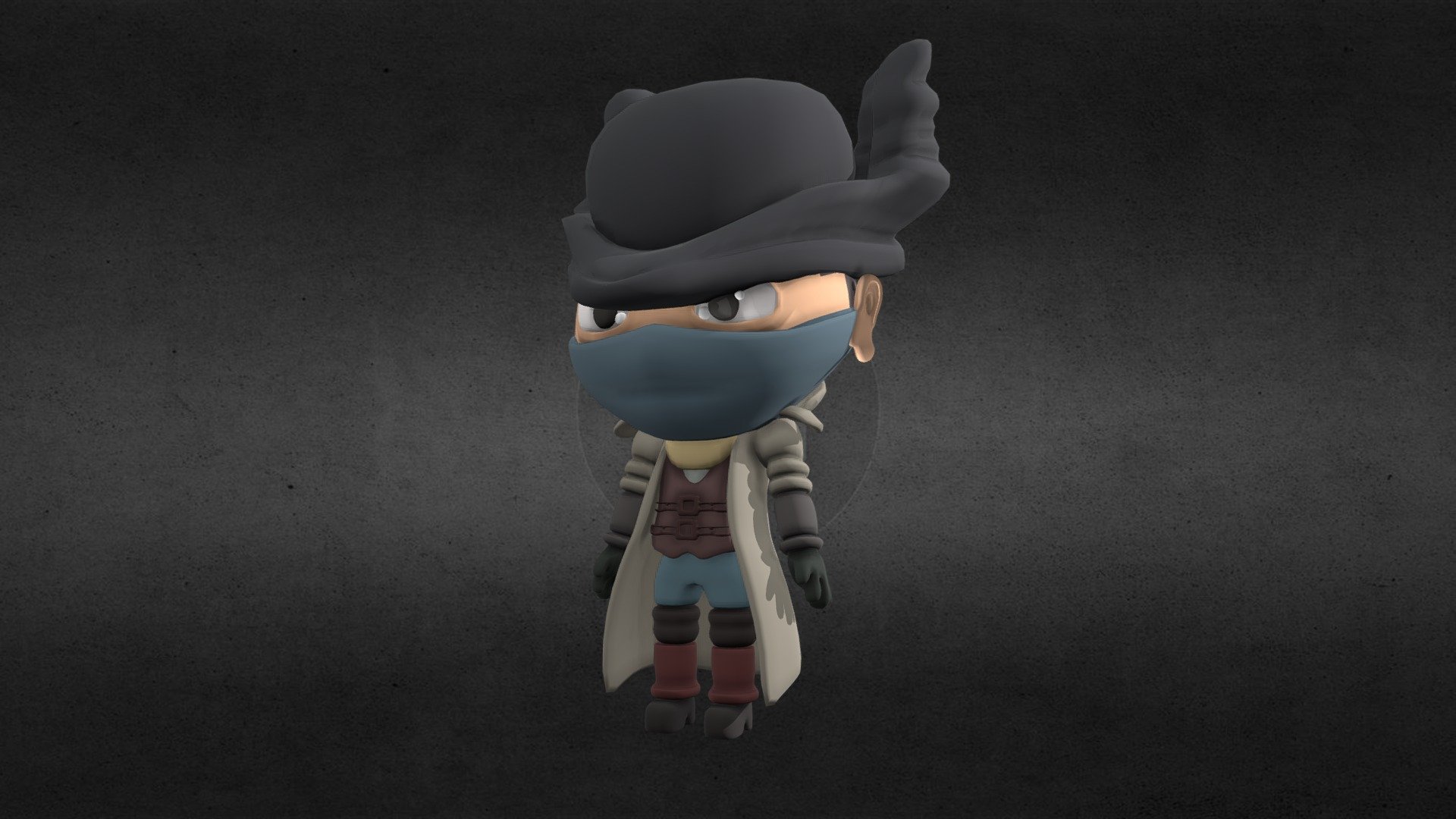 Chibi Hunter (Bloodborne visual remake) - 3D model by elvinguhl ...