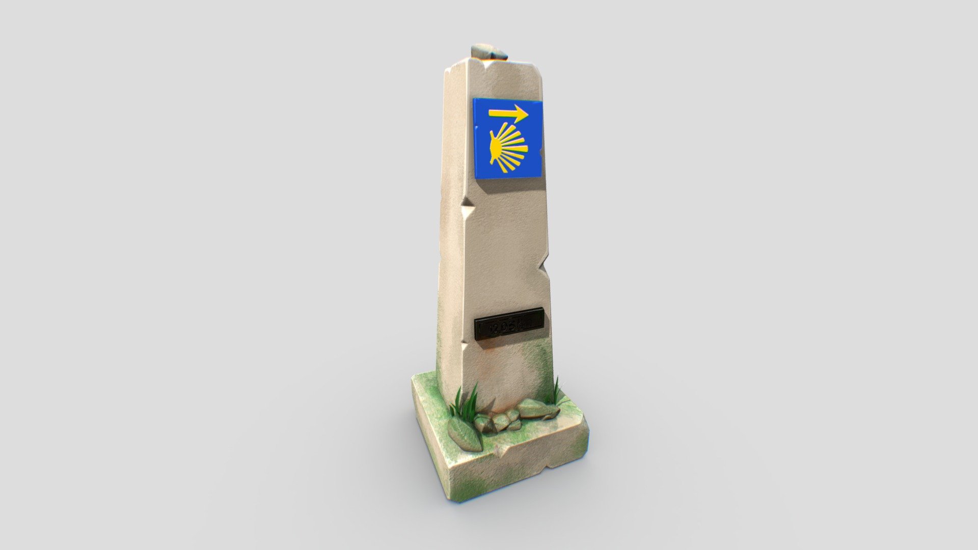 Stone in the Path - Download Free 3D model by murodemillo [b6db7bc ...