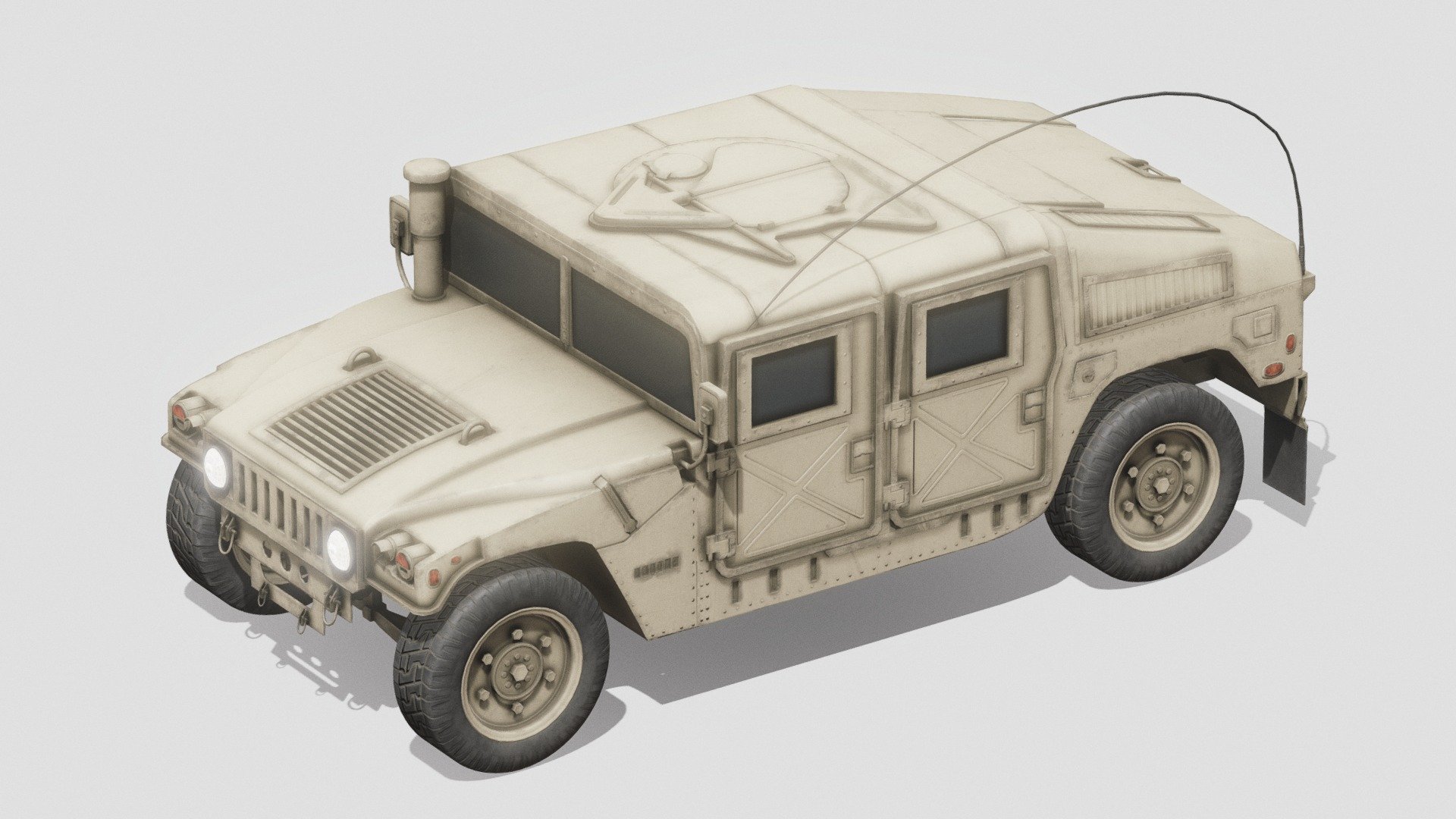 M1025 High Mobility Multipurpose Wheeled Vehicle - Buy Royalty Free 3D ...